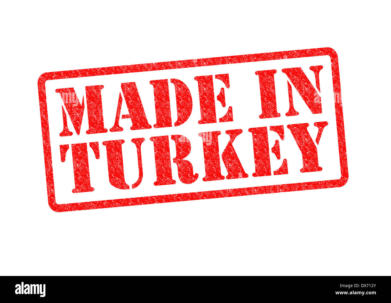 MADE IN TURKEY Rubber Stamp over a white background Stock Photo - Alamy