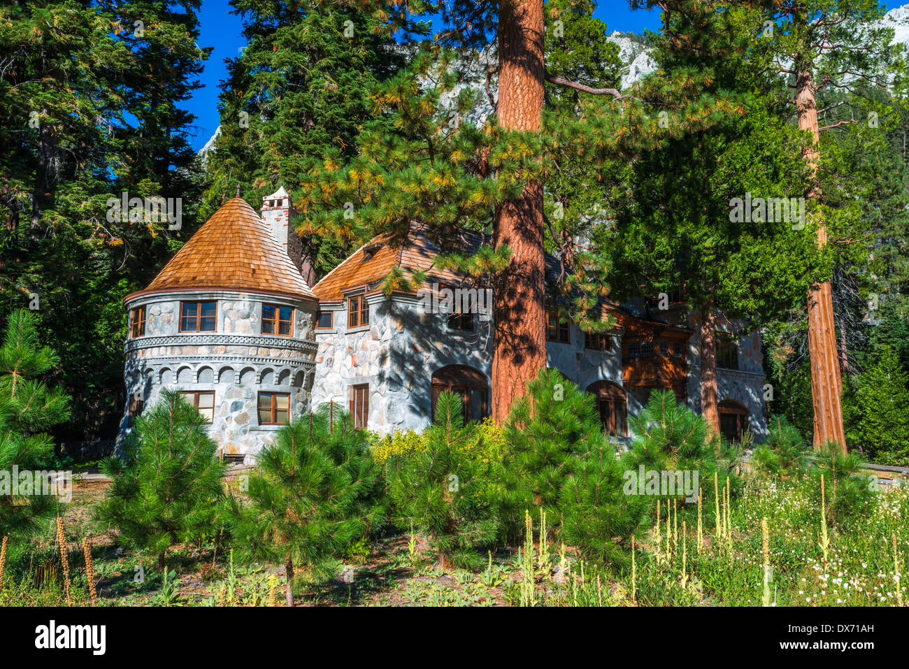 Vikingsholm castle, Emerald Bay State Park, Lake Tahoe, California USA ...