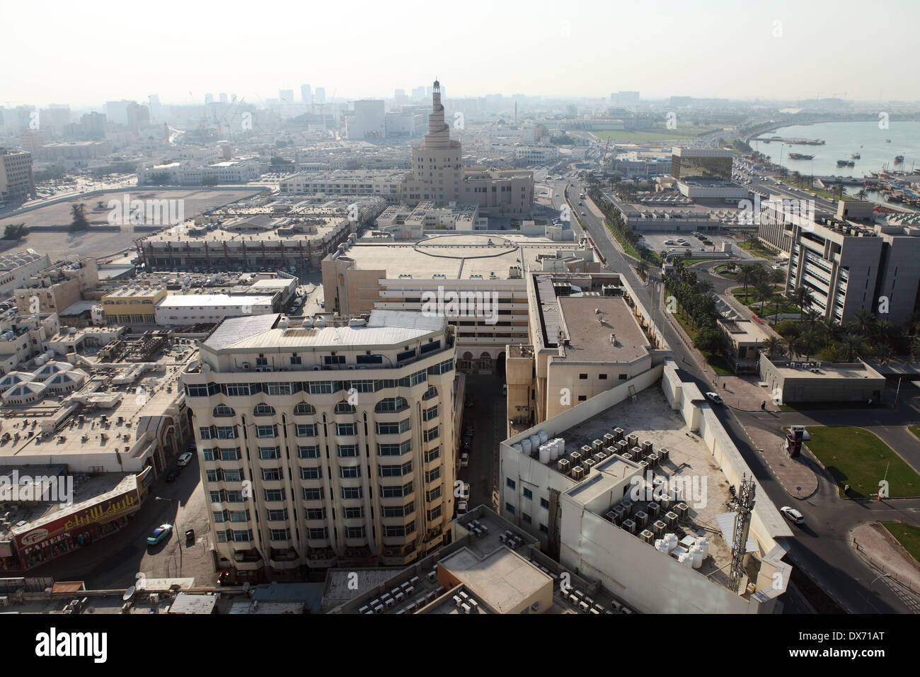 Buildings in central Doha, Qatar Stock Photo - Alamy
