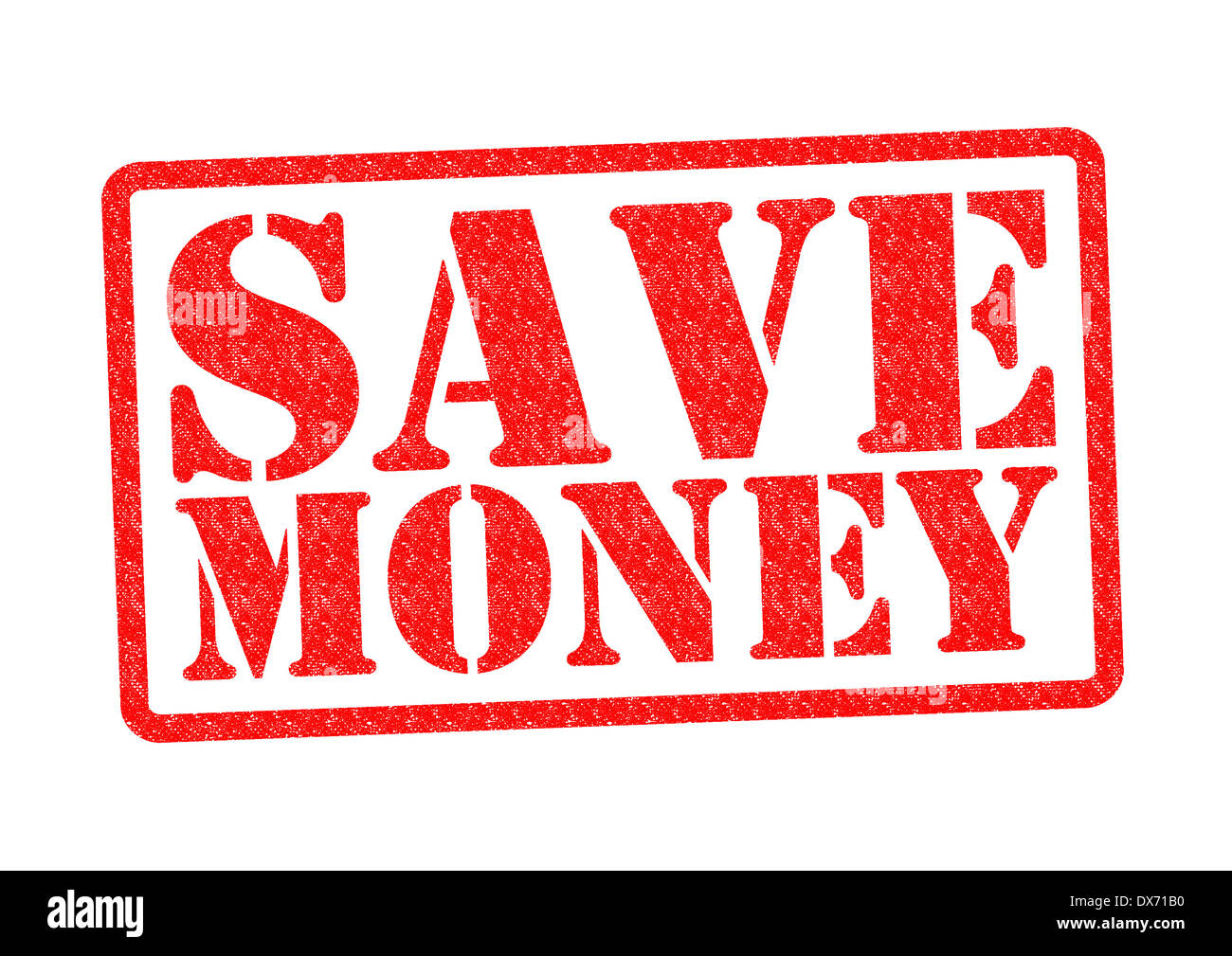 SAVE MONEY Rubber Stamp over a white background Stock Photo - Alamy