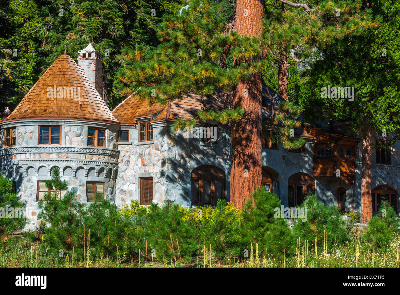 Vikingsholm castle, Emerald Bay State Park, Lake Tahoe, California USA ...