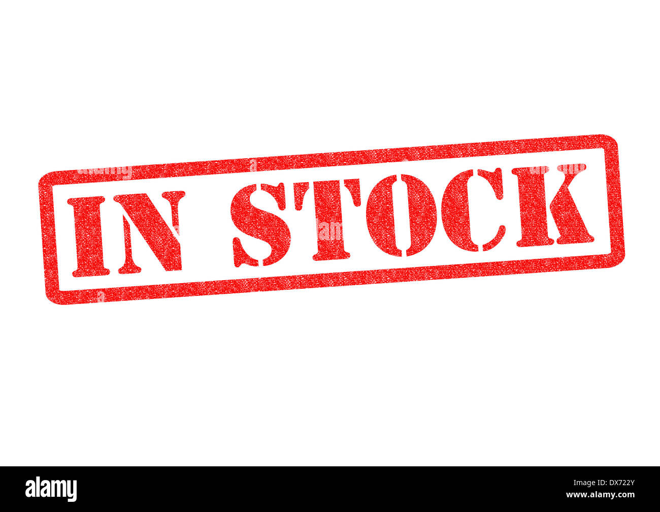 IN STOCK Rubber Stamp over a white background Stock Photo - Alamy