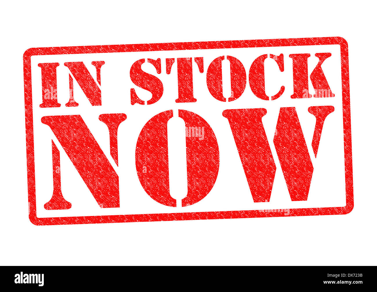 IN STOCK NOW Rubber Stamp over a white background Stock Photo - Alamy