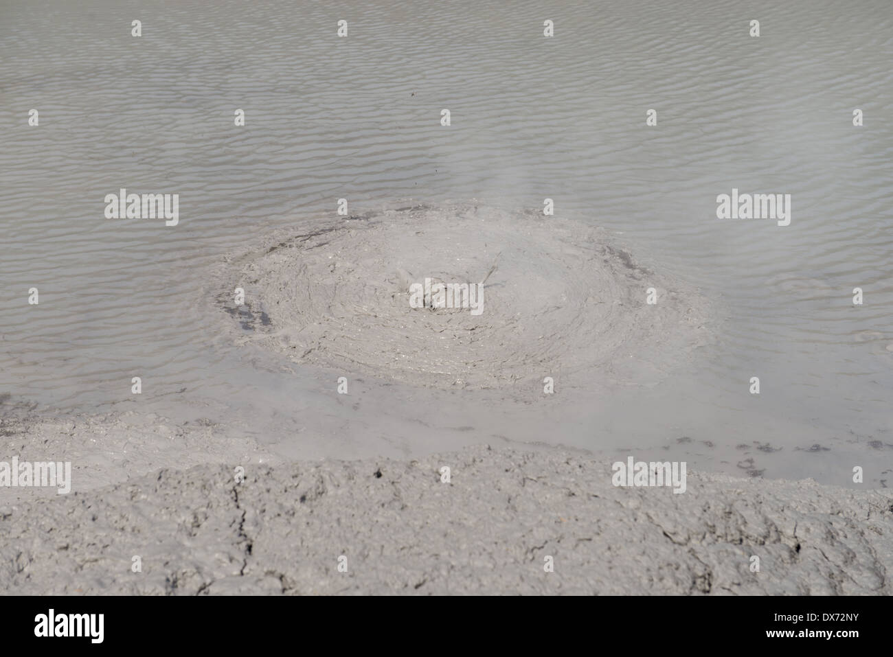 Wai-O-Tapu Thermal Wonderland. Boiling Mud Pool Stock Photo - Alamy