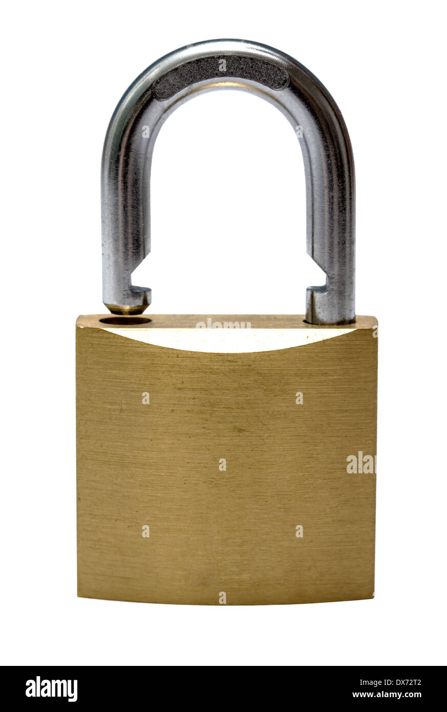 Padlock isolated on white background Stock Photo - Alamy
