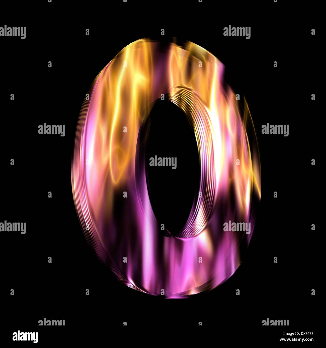Number fire flames font hi-res stock photography and images - Alamy