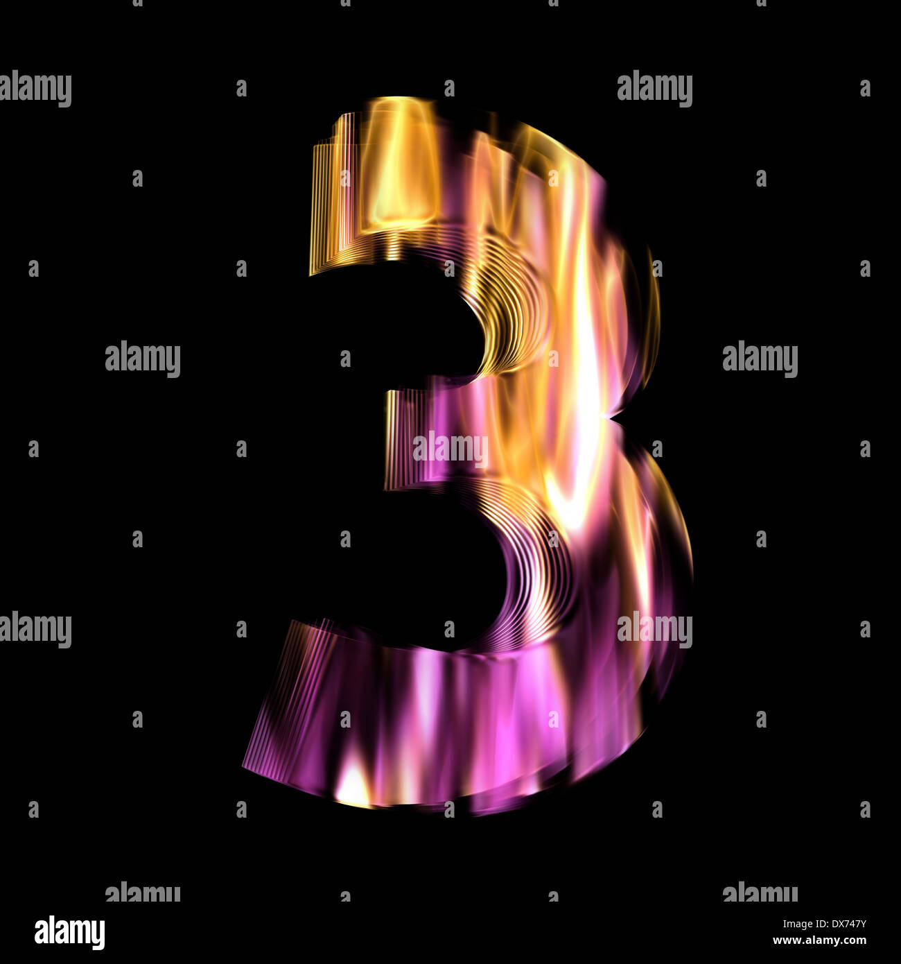 Number fire flames font hi-res stock photography and images - Alamy
