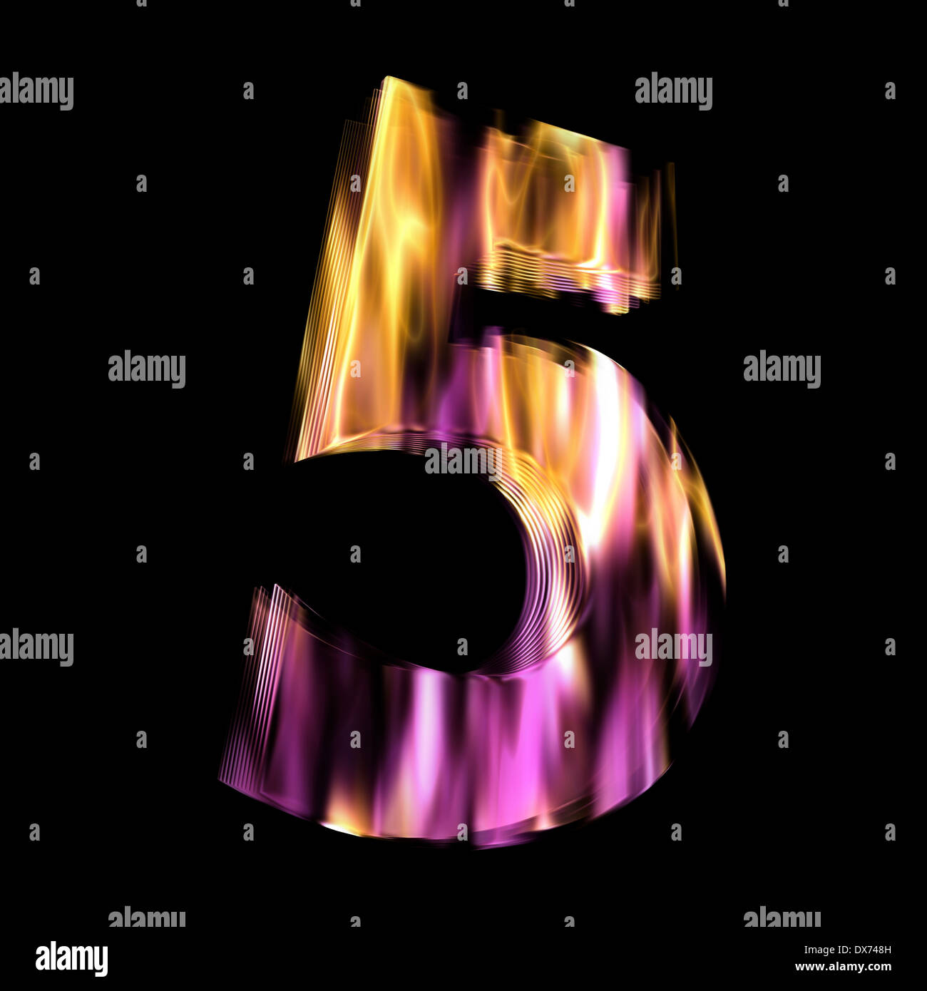 Flaming numbers hi-res stock photography and images - Alamy