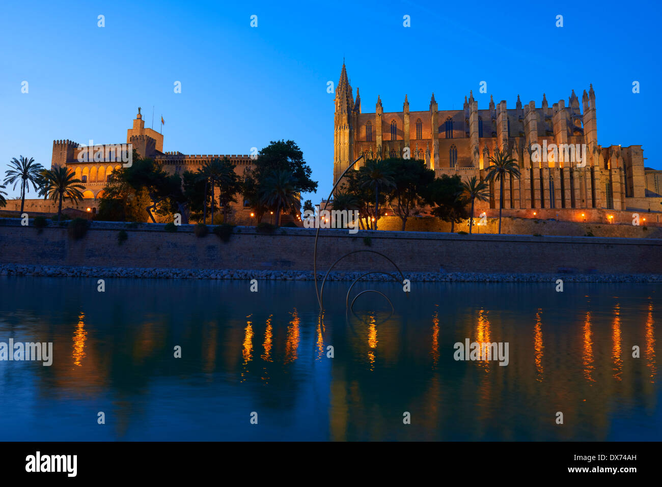 Palma de Mallorca, Cathedral, Almudaina Palace, La Seu cathedral, Palma ...
