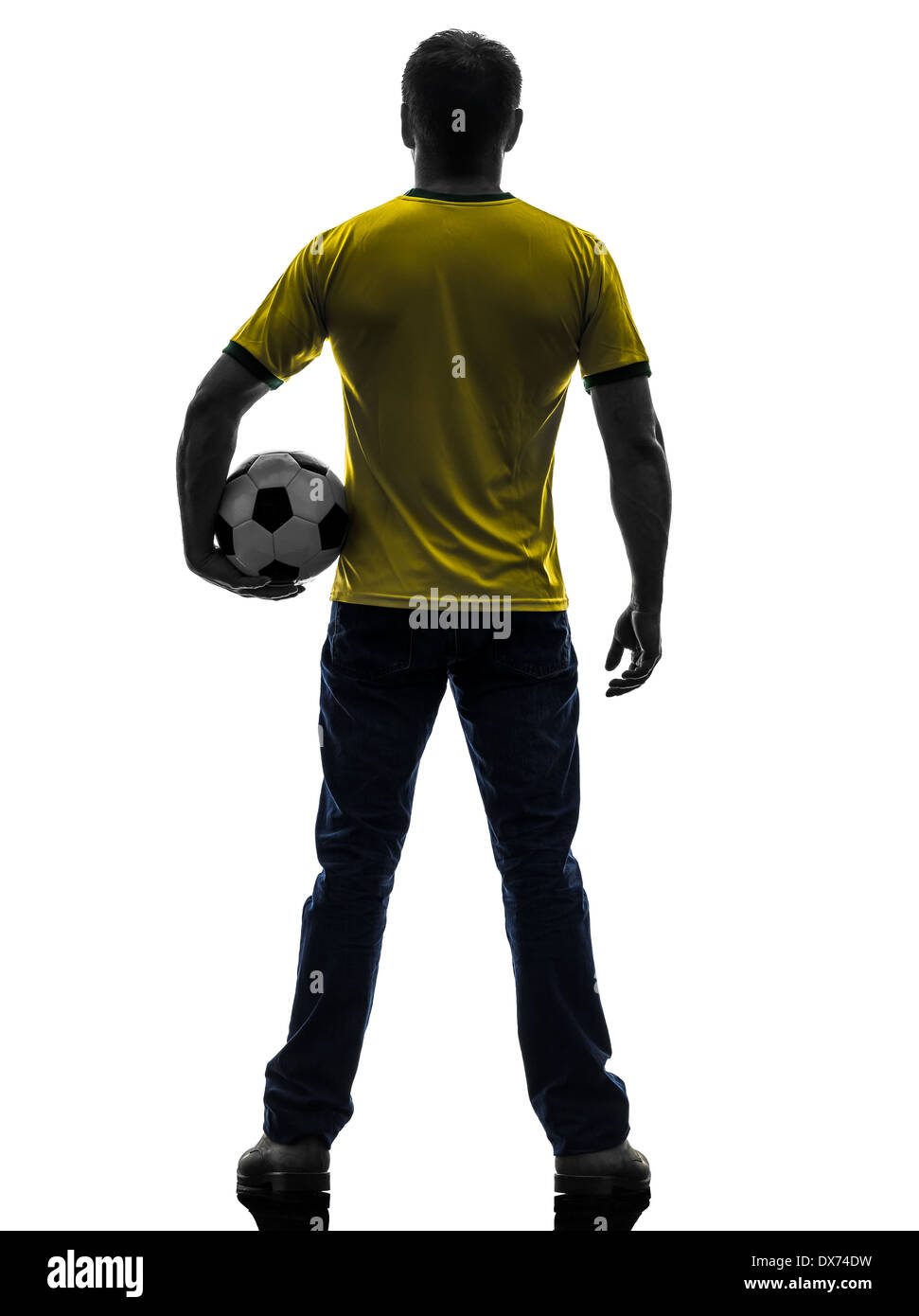 Soccer player back view hi-res stock photography and images - Alamy