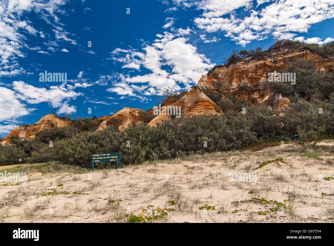 THE PINNACLES, FRASER ISLAND, QUEENSLAND, AUSTRALIA Stock Photo - Alamy