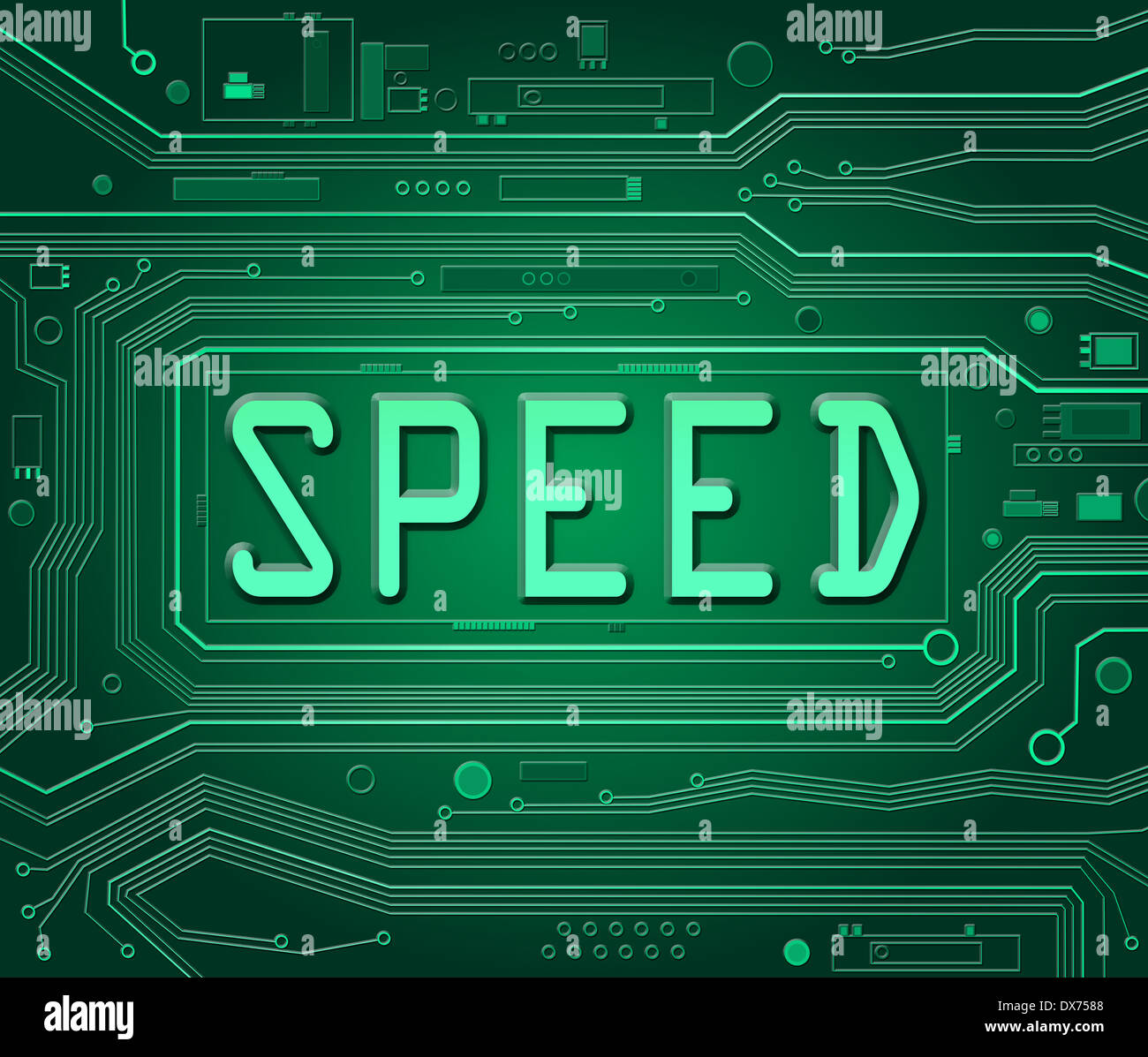 High speed data processing hi-res stock photography and images - Alamy