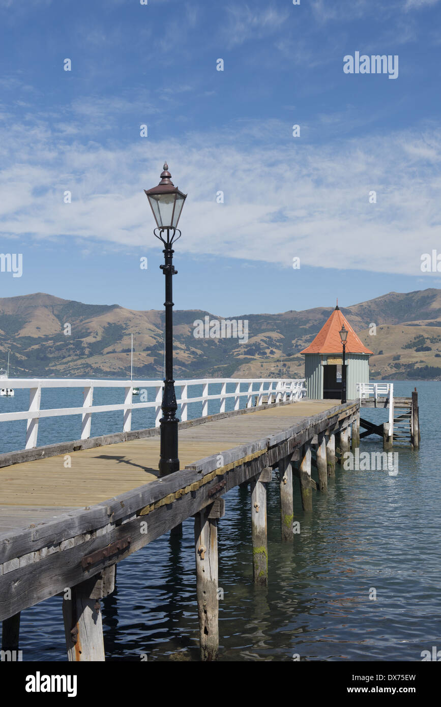 Daly's Wharf is the oldest surviving wharf in Akaroa, believed to have ...
