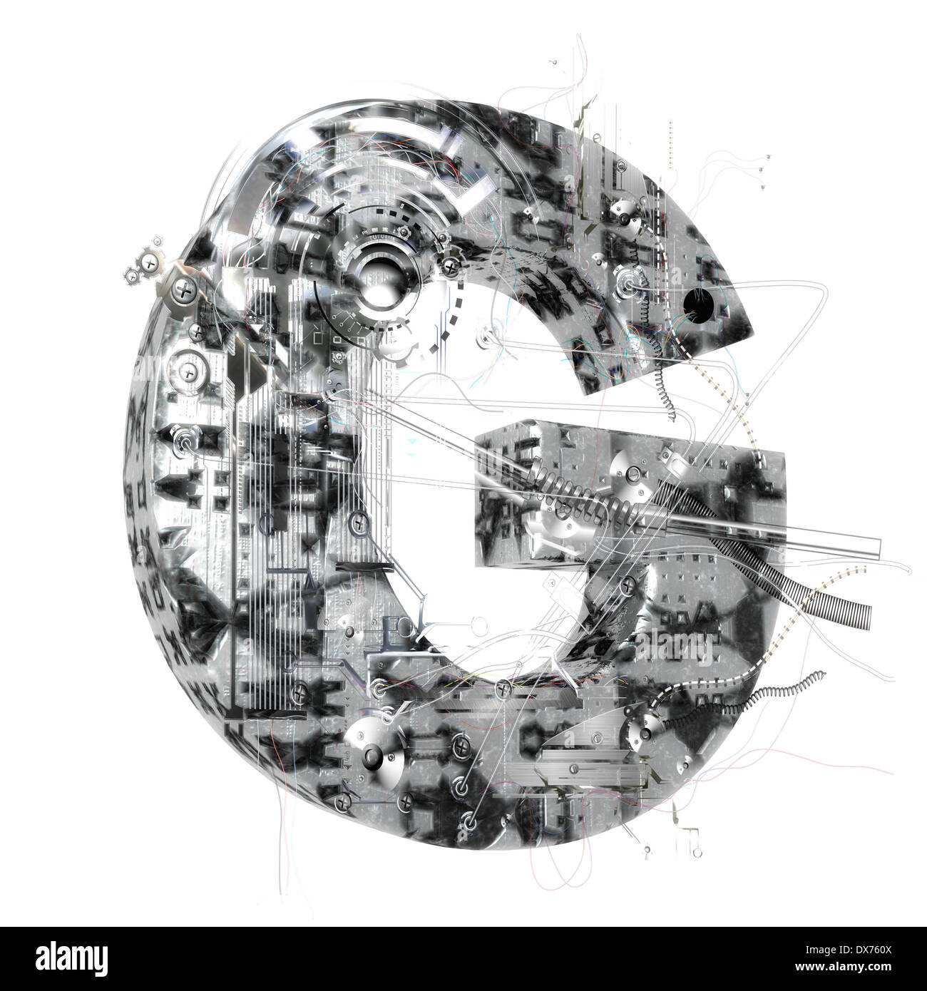 Metal letter 3d 3d fonts 3d letter hi-res stock photography and images ...