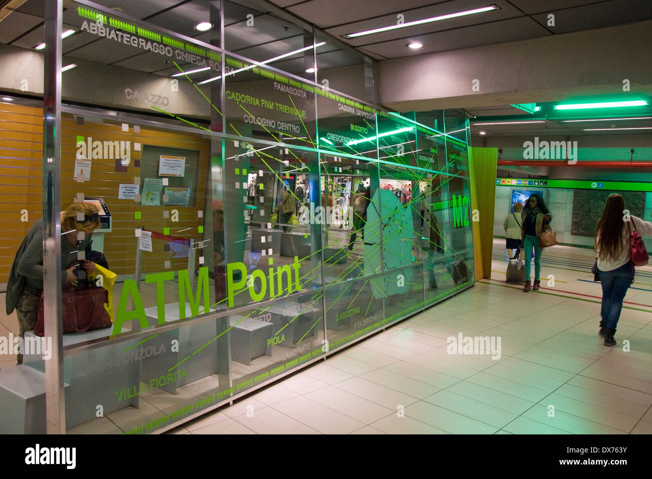 Line 5 of the milan underground hi-res stock photography and images - Alamy