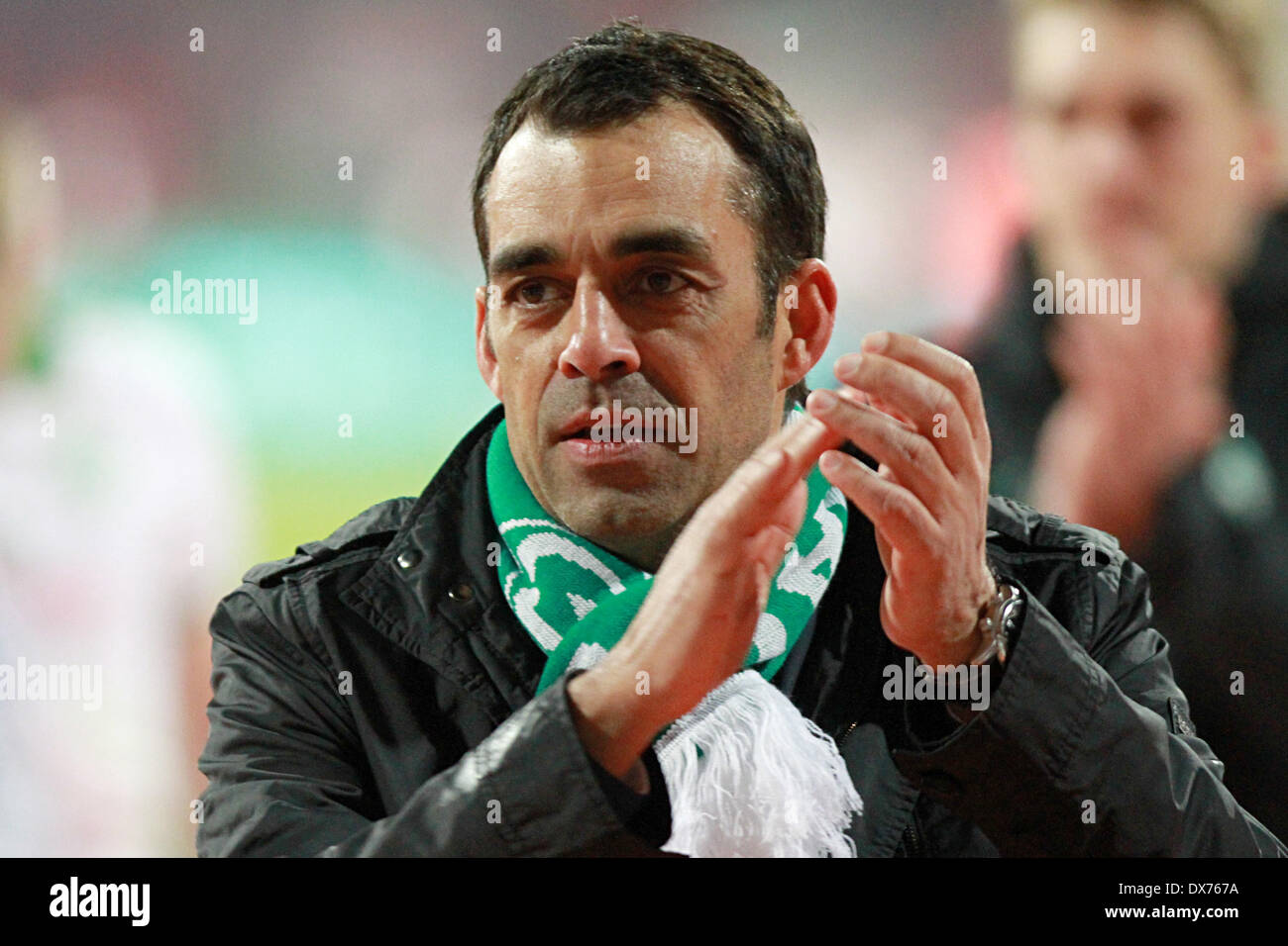 Nuremberg, Germany. 08th Mar, 2014. Bremen's head coach Robin Dutt ...
