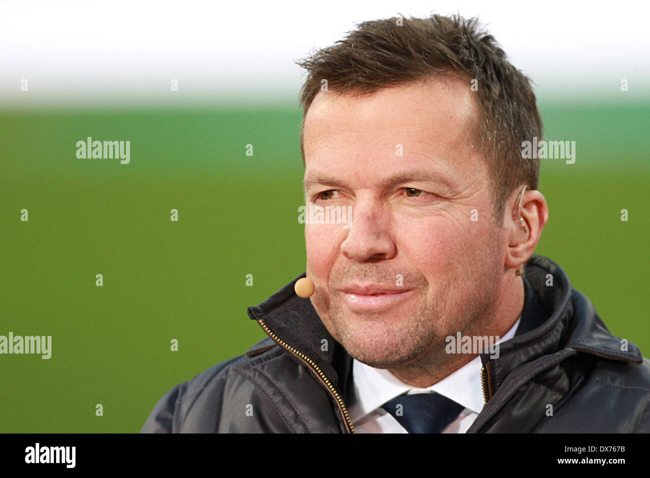 Nuremberg, Germany. 08th Mar, 2014. Lothar Matthaeus sits with a ...