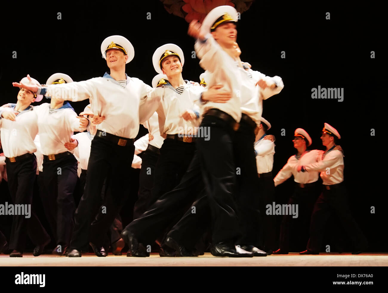 Lugansk, Ukraine. 18th January 2014. Dancers of Ensemble of Virsky are ...