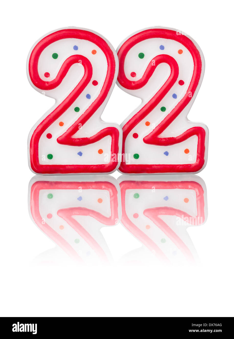 Number 22 Cut Out Stock Images & Pictures - Alamy