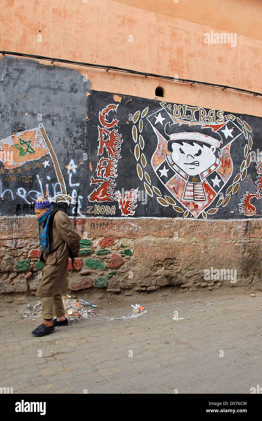 Graffiti in marrakesh hi-res stock photography and images - Alamy