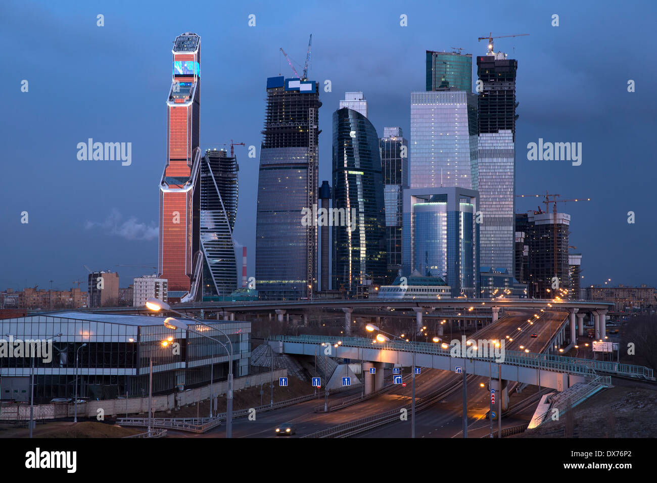 Moscow city complex hi-res stock photography and images - Alamy
