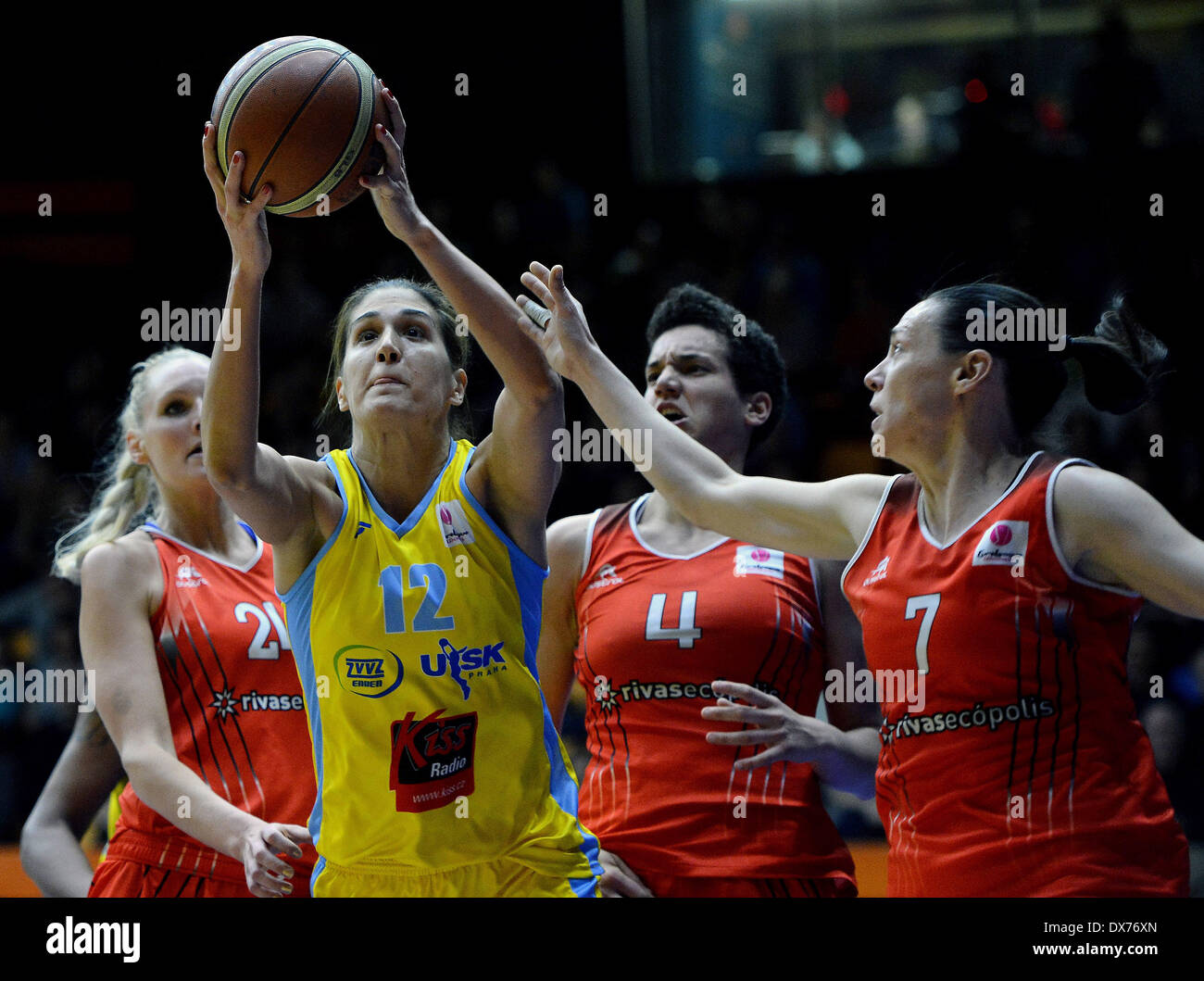 From left: Louice Halvarsson of Rivas, Milka Bjelica of USK, Laura ...
