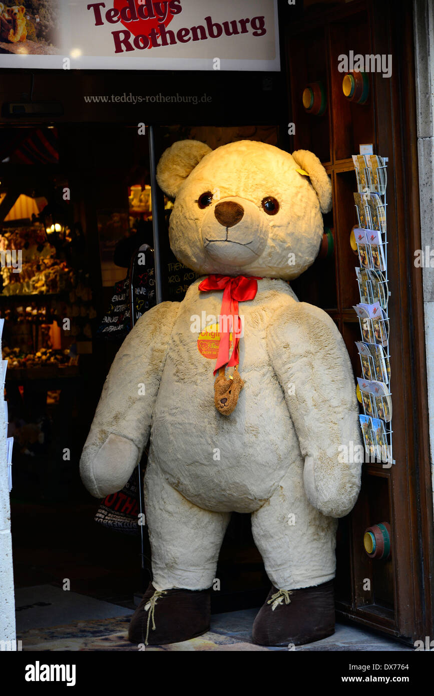 Teddy Bear Rothenburg Germany DE Franconia Bavaria Stock Photo - Alamy