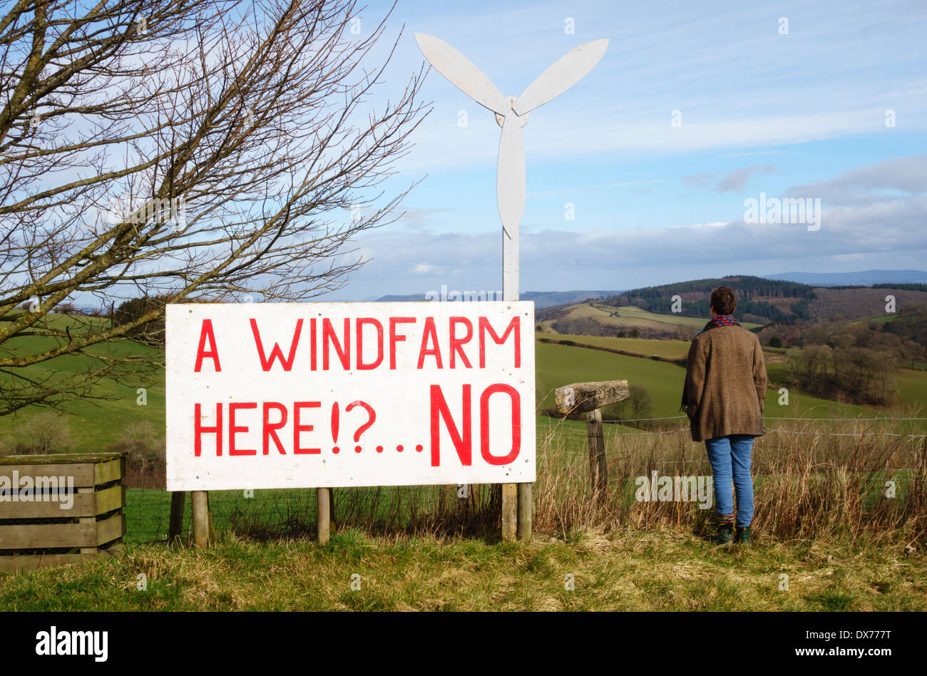 Anti windfarm hi-res stock photography and images - Alamy