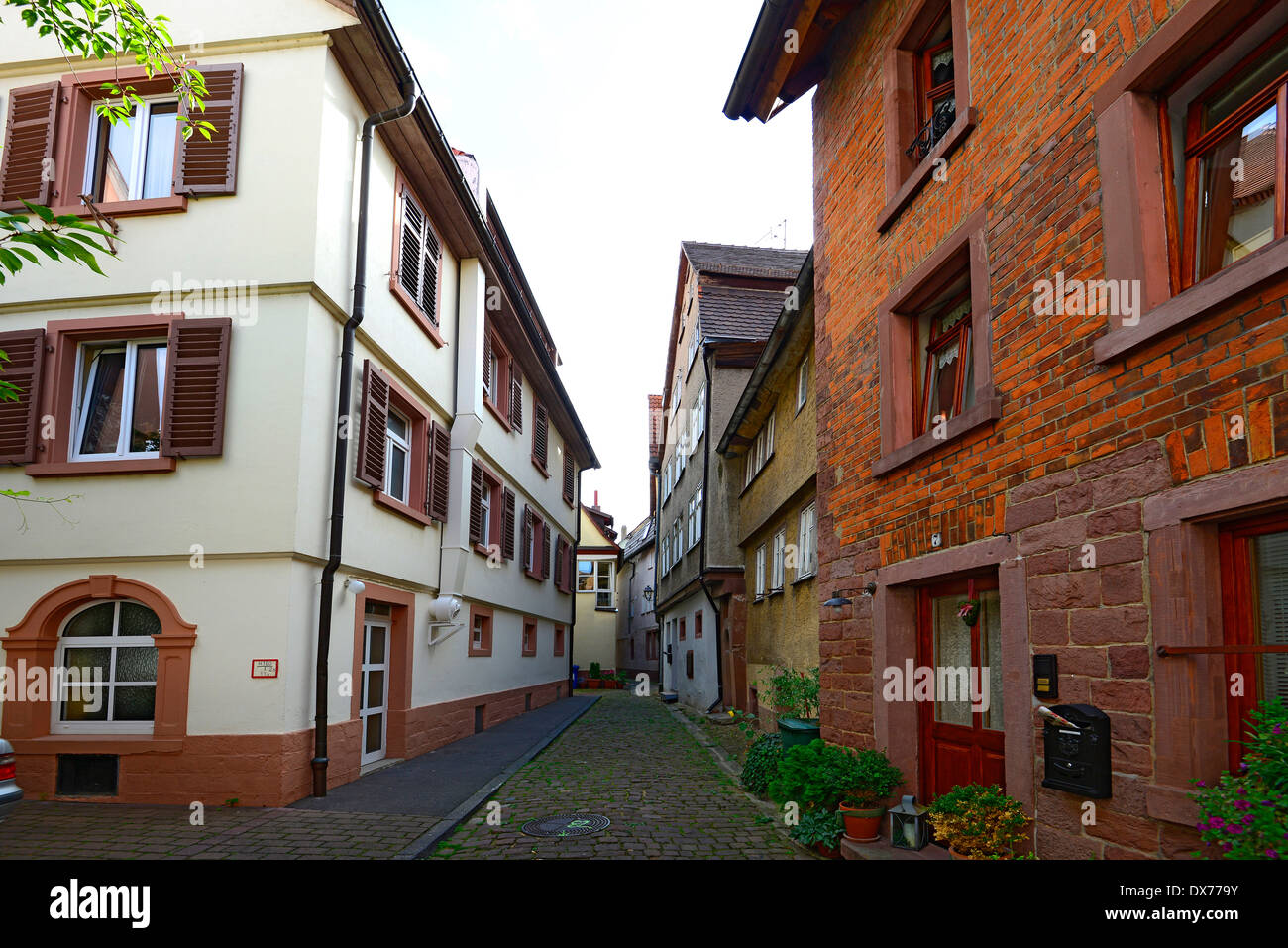 Residential Area Wertheim Germany DE Europe Stock Photo - Alamy