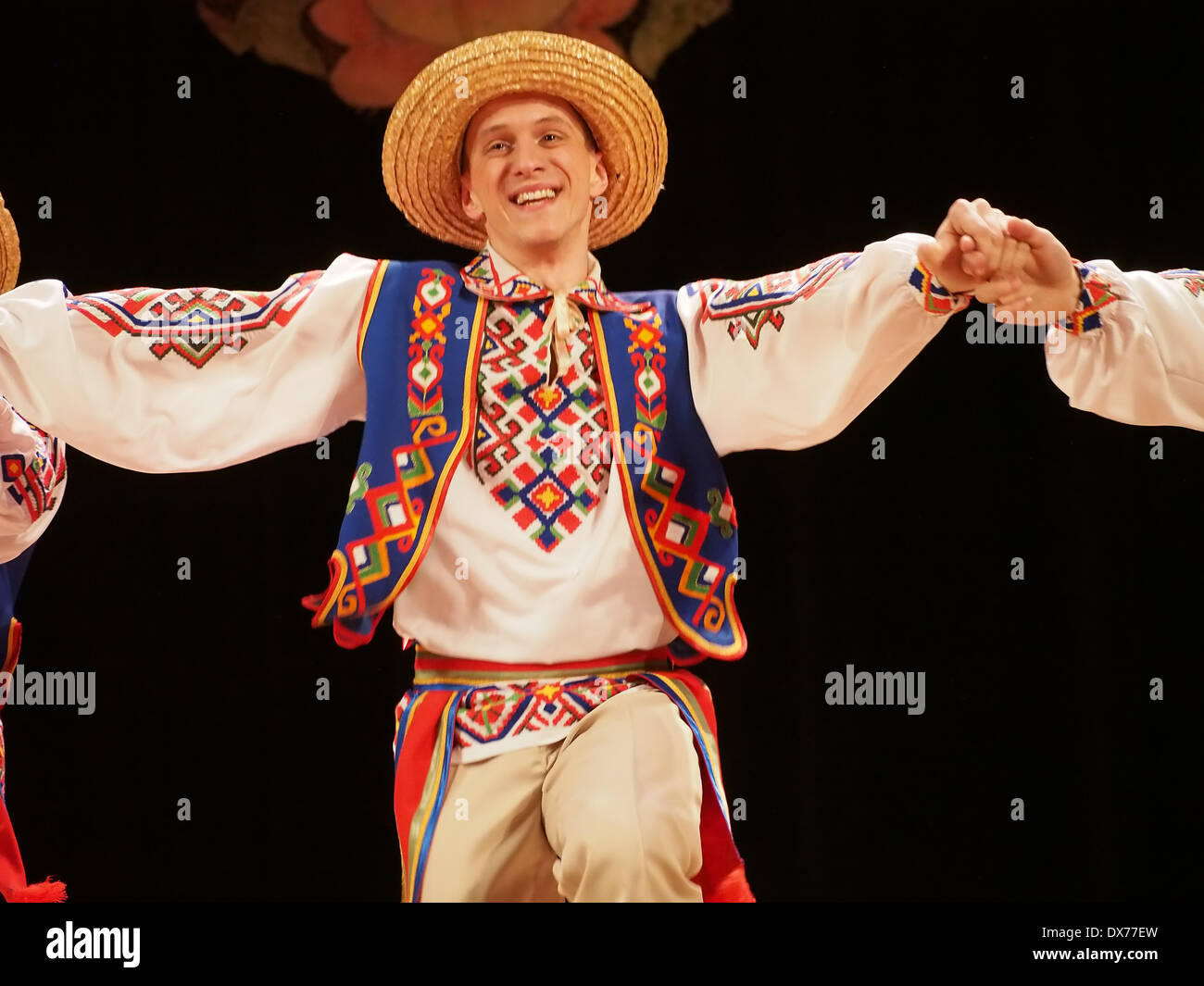 Lugansk, Ukraine. 18th January 2014. Dancers of Ensemble of Virsky are ...