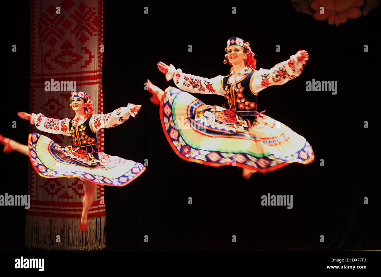 Lugansk, Ukraine. 18th January 2014. Dancers of Ensemble of Virsky are ...