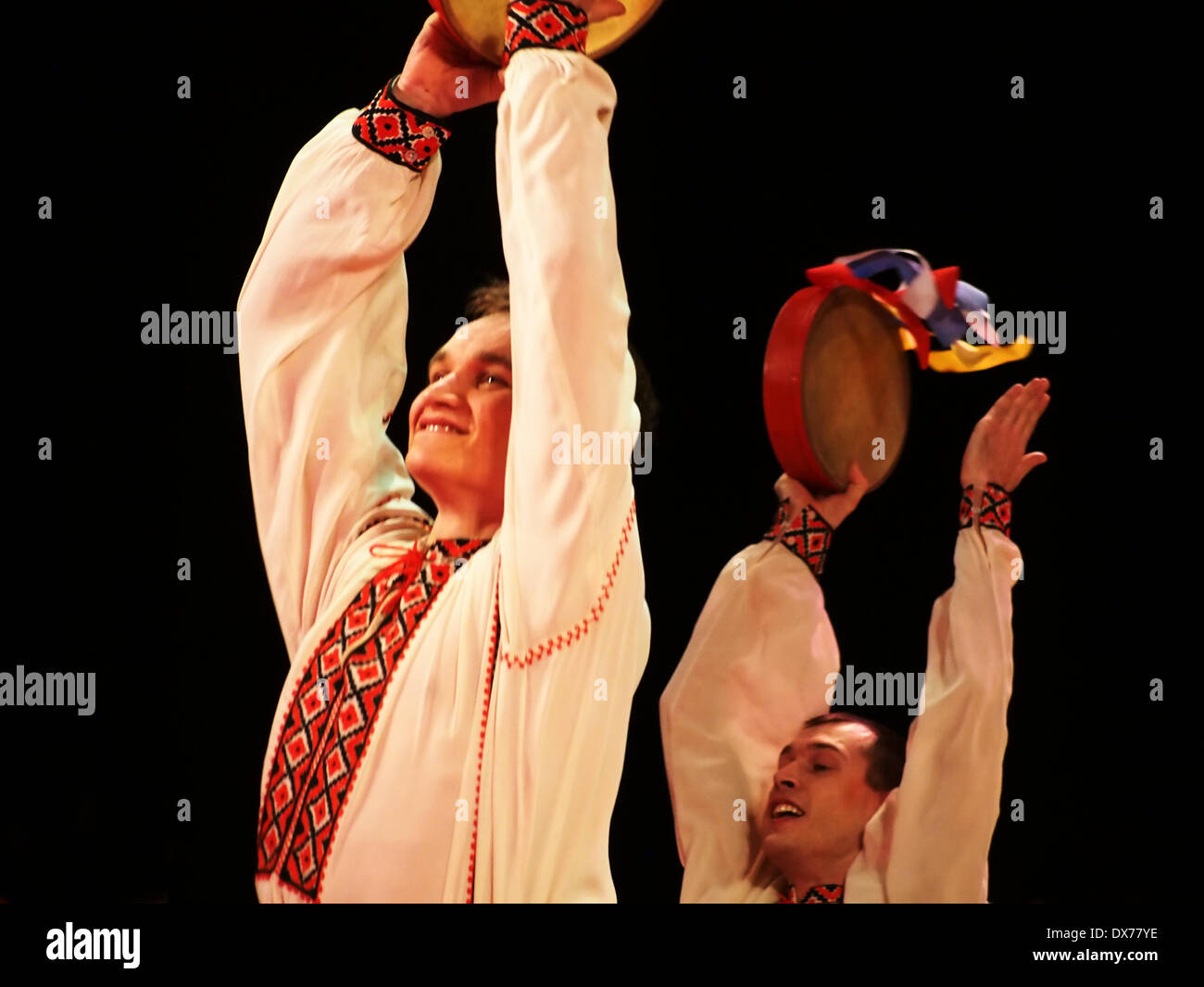 Lugansk, Ukraine. 18th January 2014. Dancers of Ensemble of Virsky are ...