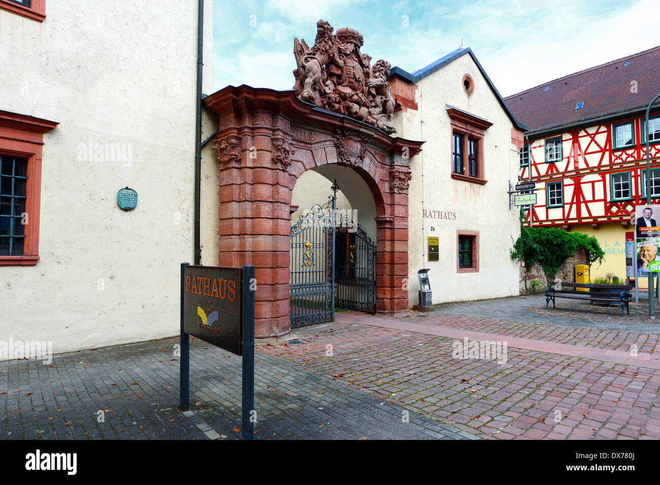 Rathaus town hall wertheim germany hi-res stock photography and images ...