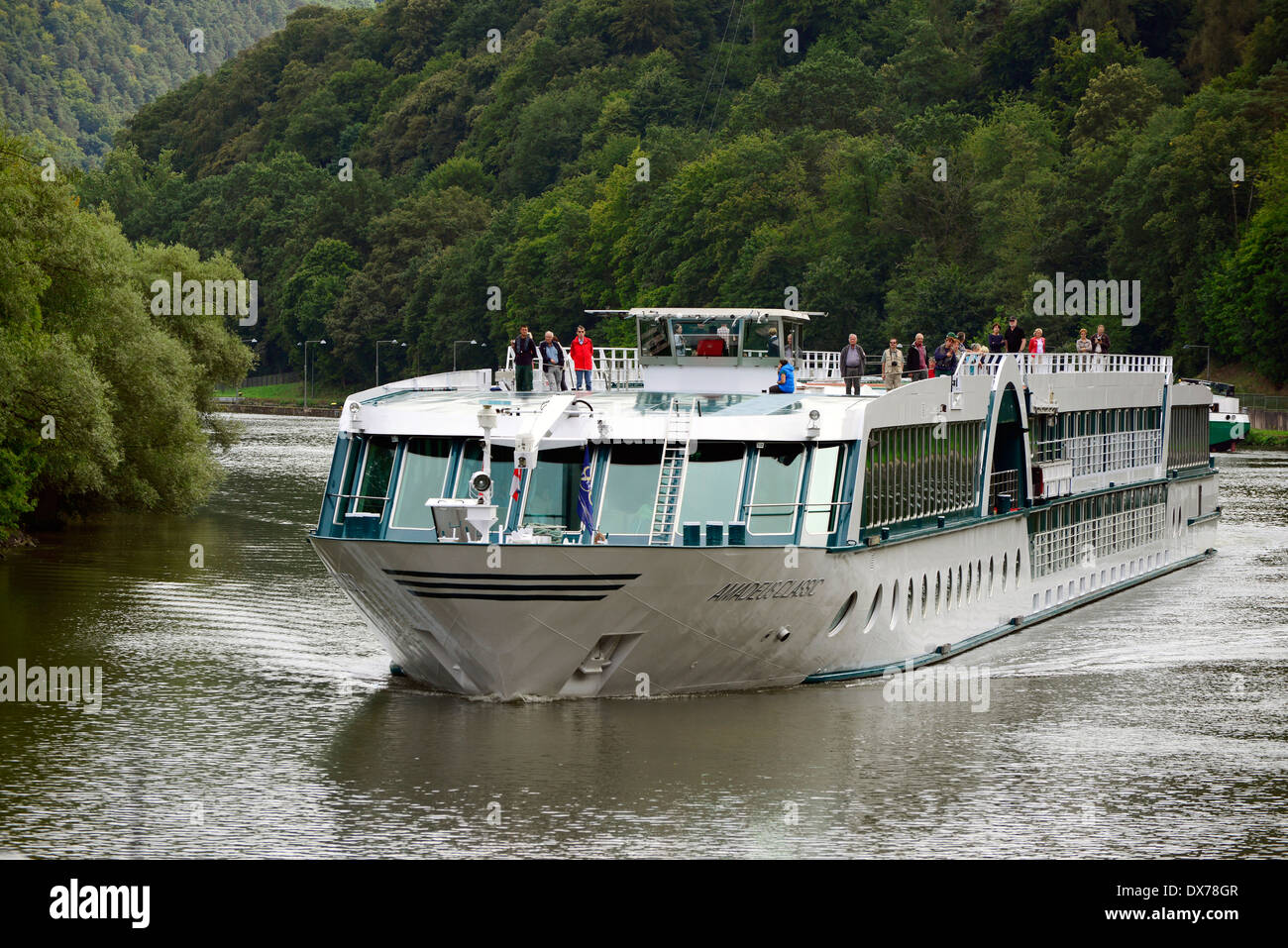River Cruise Main River Germany DE Europe Medieval Wine Castle Stock ...
