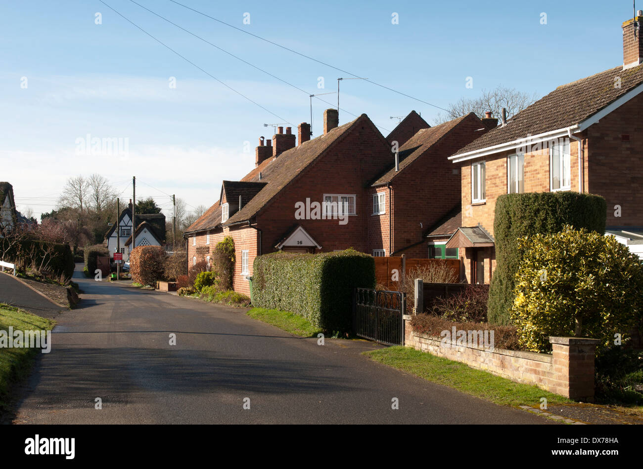Oversley Green village, near Alcester, Warwickshire, England, UK Stock ...