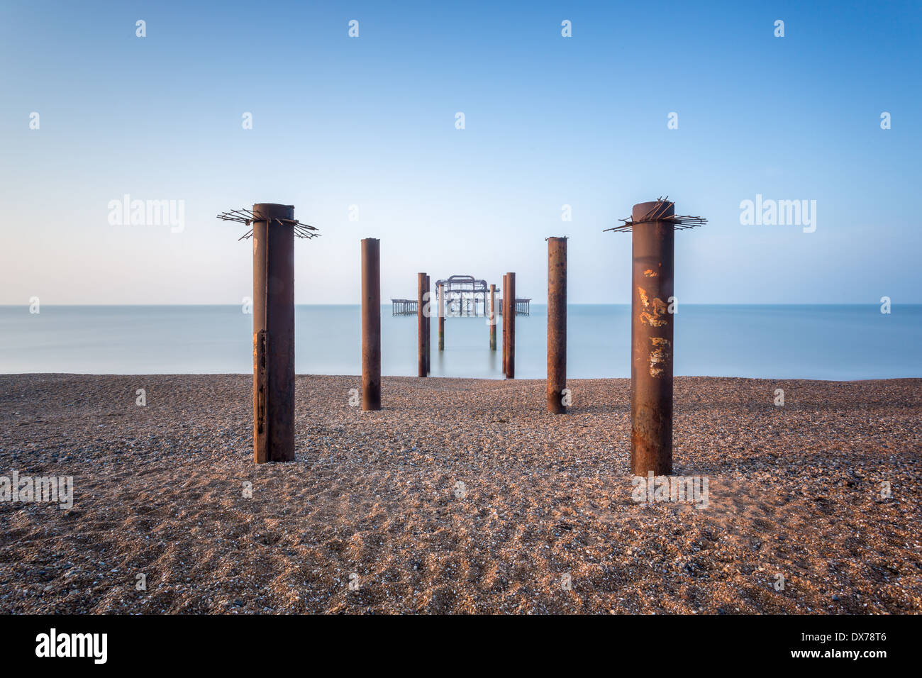 Brighton old pier hi-res stock photography and images - Alamy