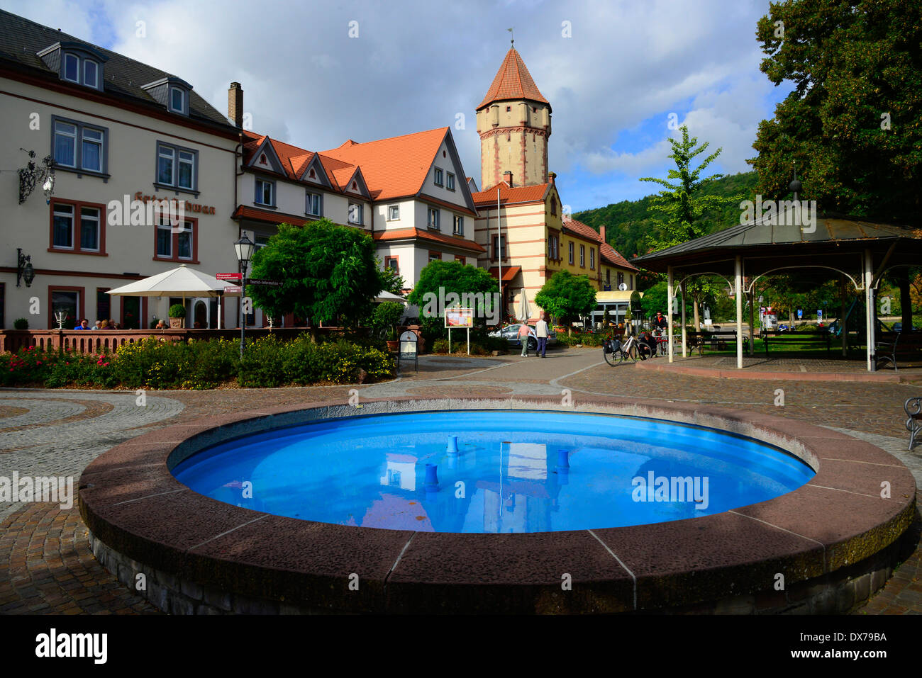 Fountain Wertheim Germany DE Baden-Wurttemberg Medieval Wine Castle ...