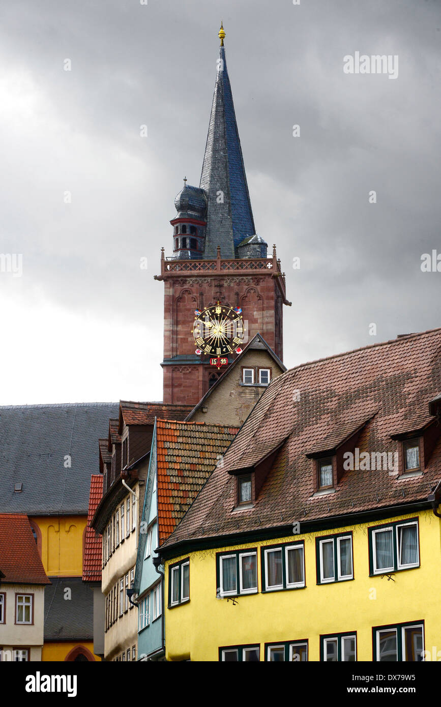 Wertheim germany de baden wurttemberg medieval hi-res stock photography ...