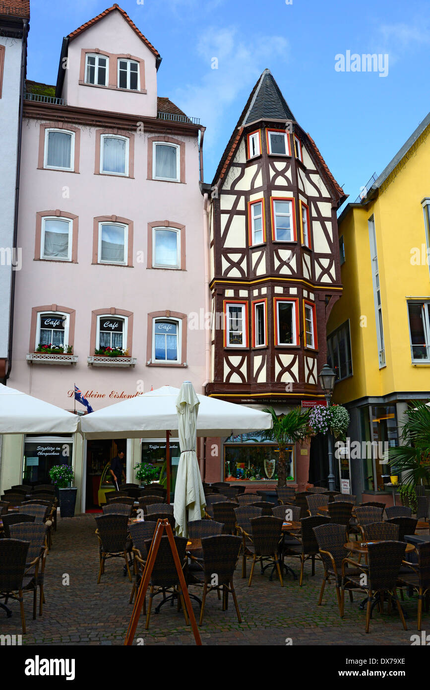 Wertheim germany de baden wurttemberg medieval hi-res stock photography ...