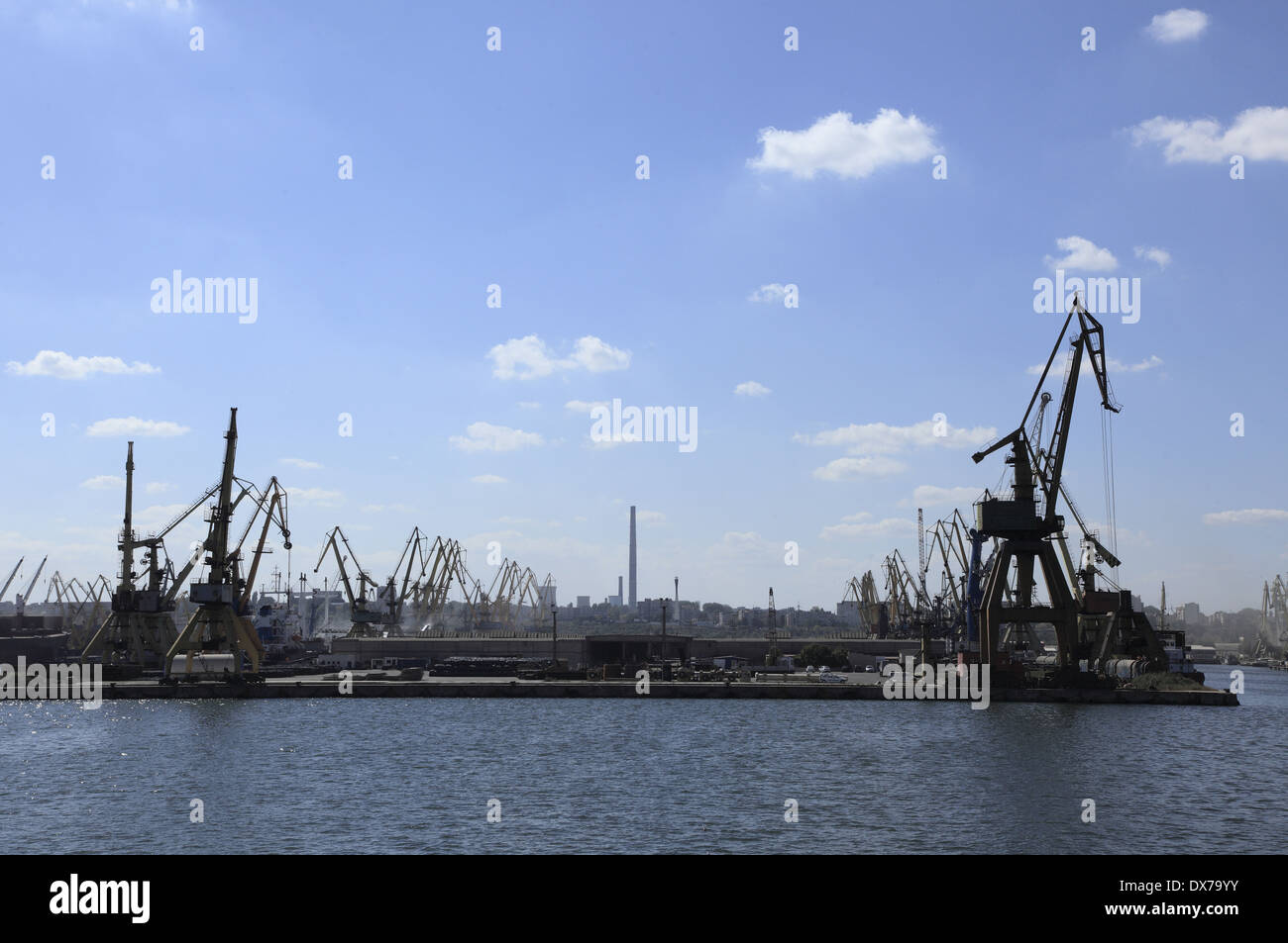 Romania. Black Sea. Constanta. Commercial Port Stock Photo - Alamy