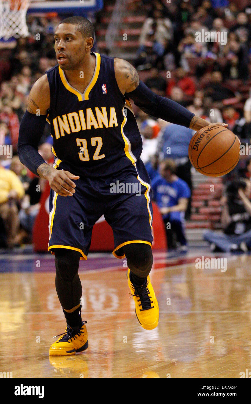 March 14, 2014: Indiana Pacers guard C.J. Watson (32) in action during ...