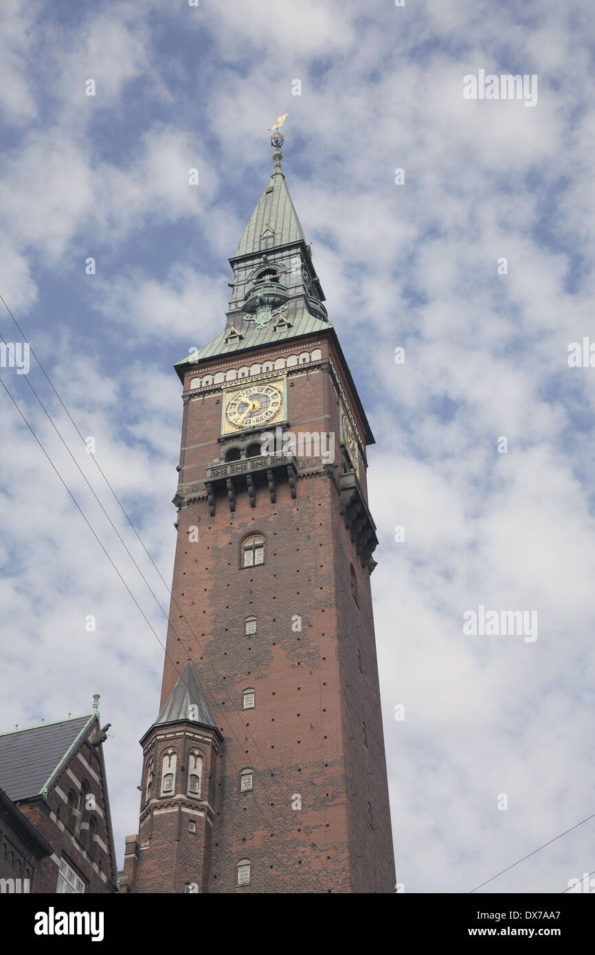 Denmark. Copenhagen. Church Tower Stock Photo - Alamy