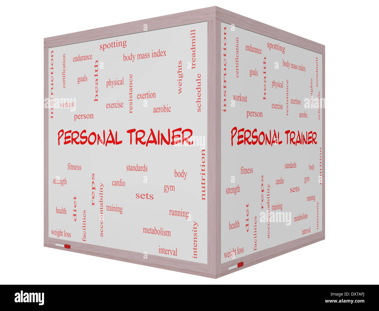 Personal trainer word cloud concept hi-res stock photography and images ...