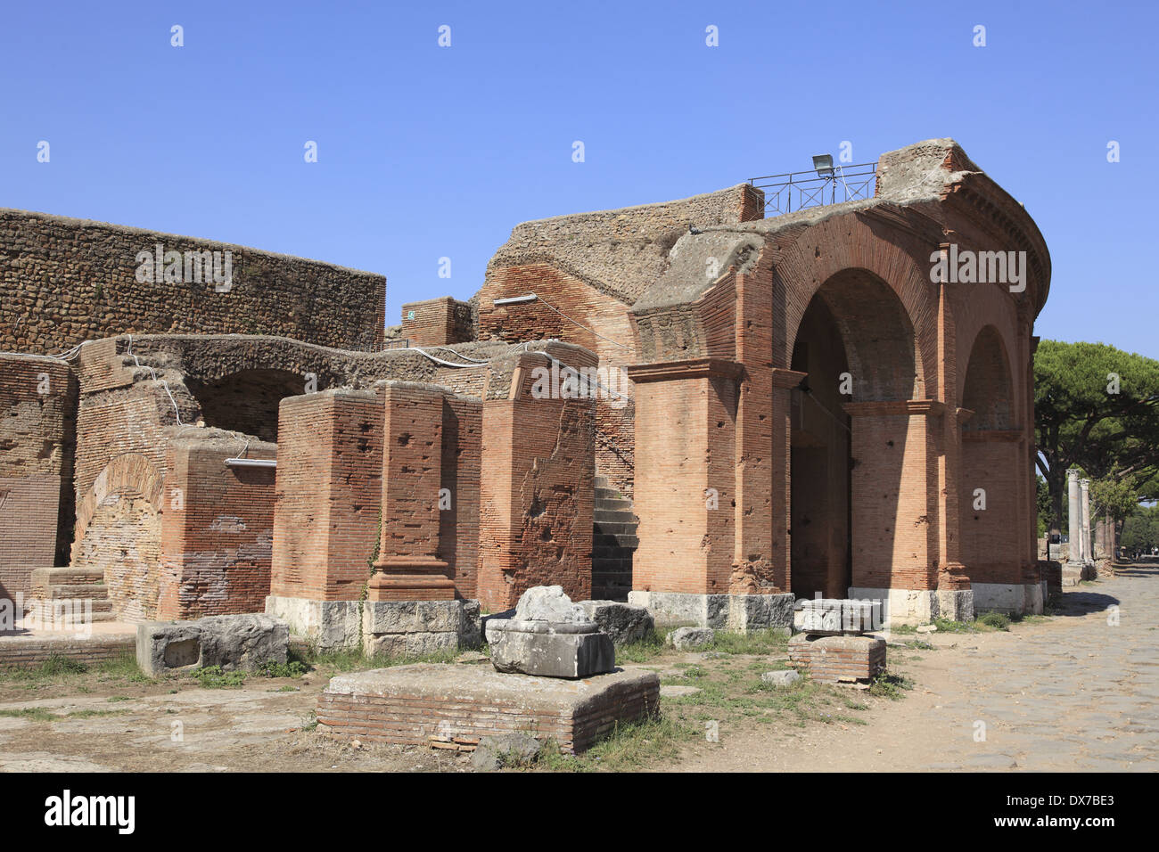 Italy. Ostia Ancient Harbour City Stock Photo - Alamy