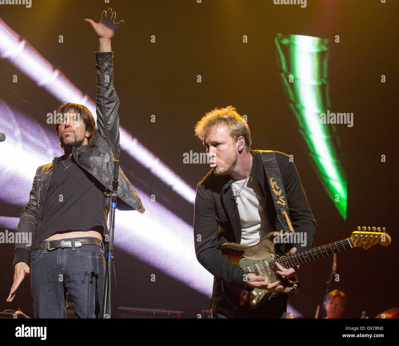 Milwaukee, Wisconsin, USA. 16th Mar, 2014. Vocalist NOAH HUNT and ...