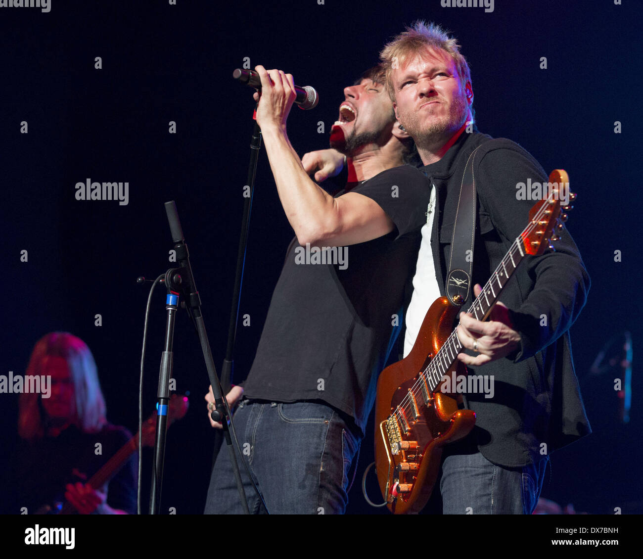 Milwaukee, Wisconsin, USA. 16th Mar, 2014. Vocalist NOAH HUNT and ...
