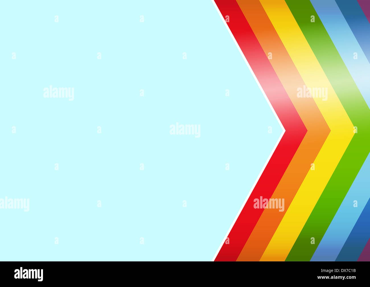 Rainbow direction concept Stock Photo - Alamy