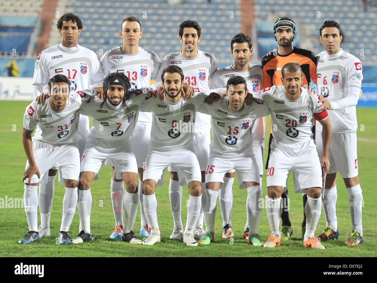 Kuwait City, Kuwait. 19th Mar, 2014. Players of Kuwait's Al Kuwait SC ...