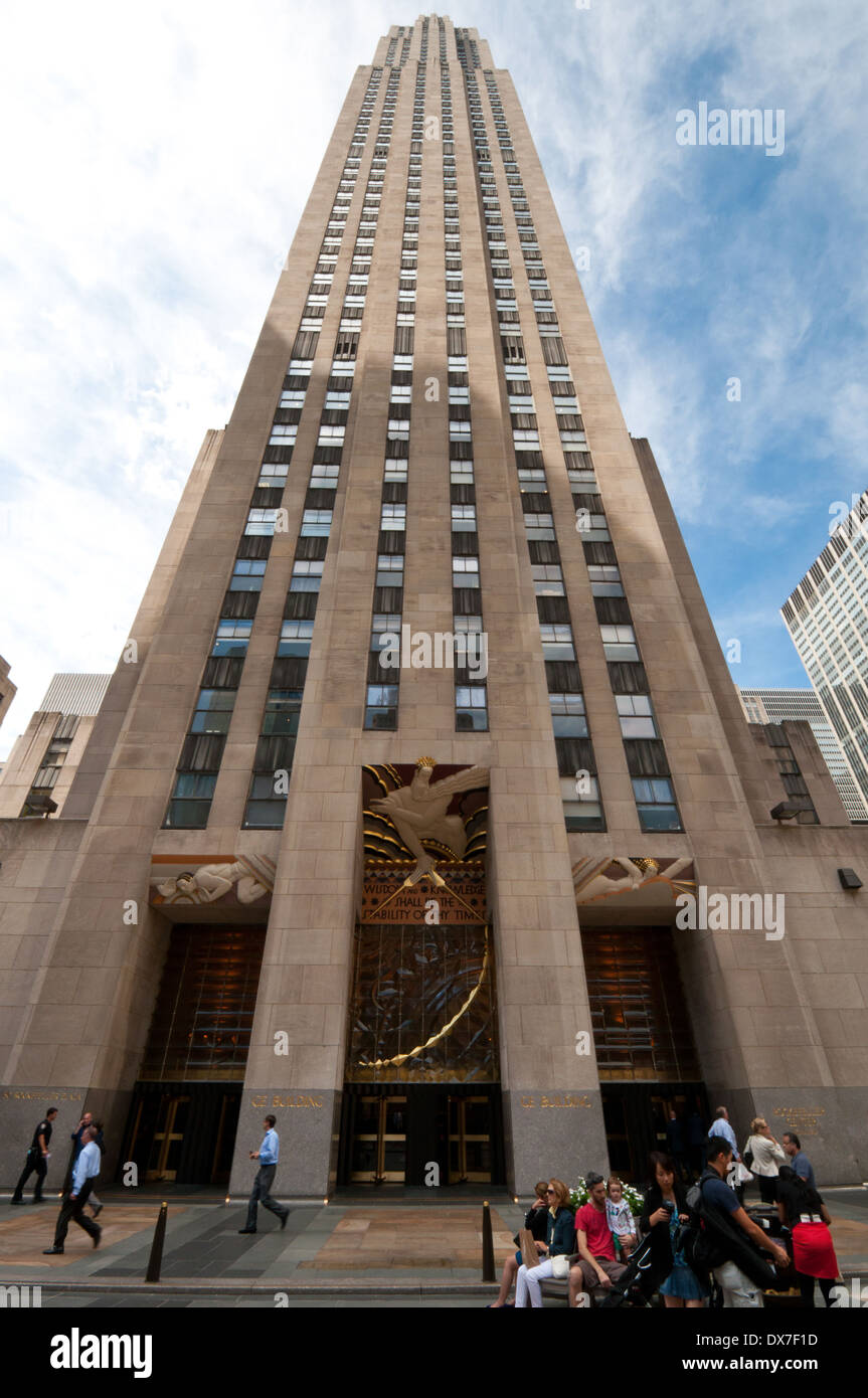 Rockefeller historic building hi-res stock photography and images - Alamy