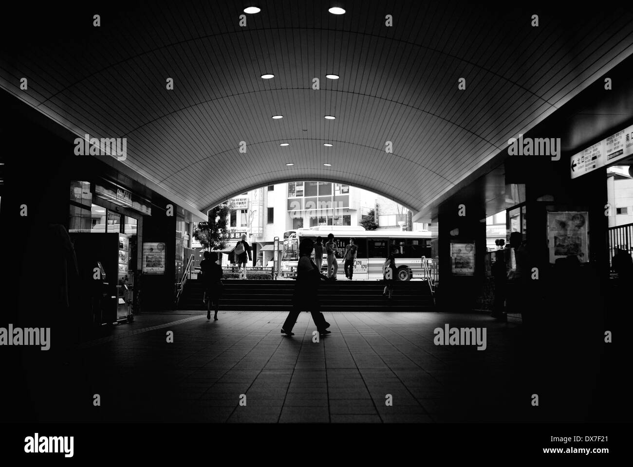 Commuters At Kyodo Station, Tokyo, Japan Stock Photo - Alamy